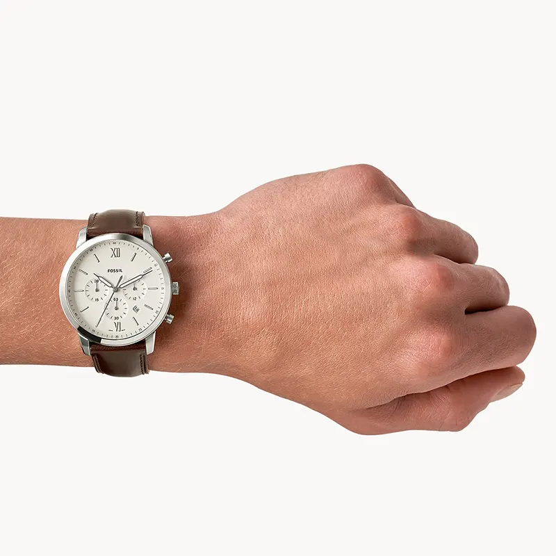 Fossil Neutra Chronograph Cream Dial Men’s Watch | FS5380