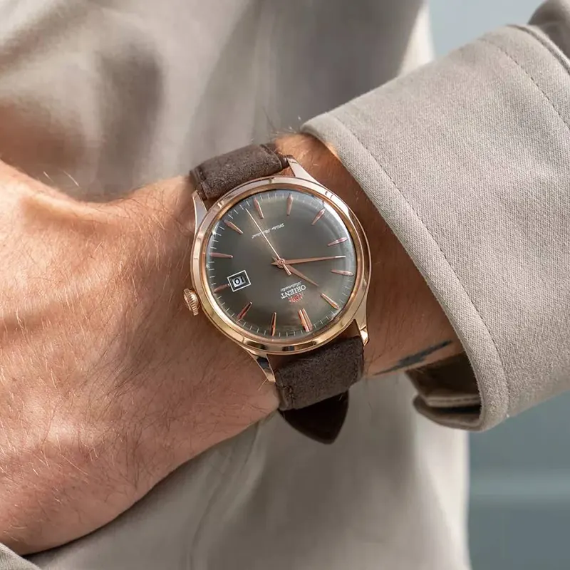 Orient Bambino Version 4 Grey Dial Men's Watch | RA-AC0P04Y