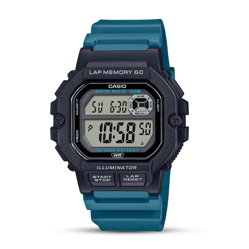 Casio WS-1400H-4AV Youth Digital Grey Dial Men's Watch