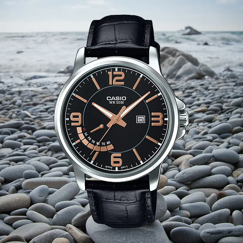 Casio Enticer MTP-VT01B-2B Blue Dial Men's Watch