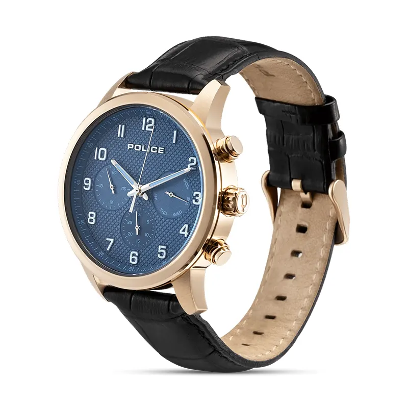 Police 40 Years Anniversary Watch And Bracelet Gift Set | PEWJF0030401